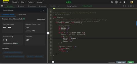 Resolved Circular Tour Problem On Geeksforgeeks Rishabh Jain Posted