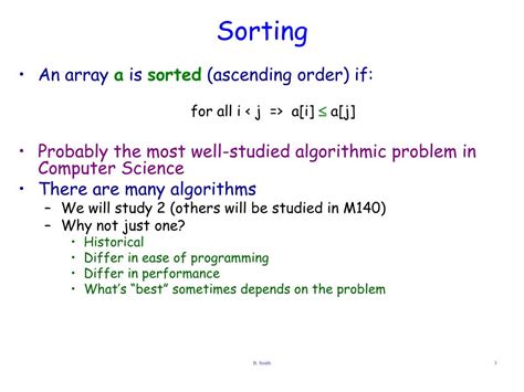 Ppt Understanding Sorting Algorithms In Computing Powerpoint