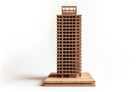 Premium Photo Breadboard Model Big Tower Isolated On White Premium Photo Breadboard Model Big Tower Isolated On White