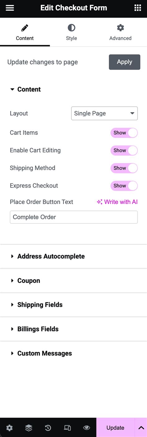 Creating A Custom Woocommerce Checkout Template With Jupiterx Jupiterx Help Center