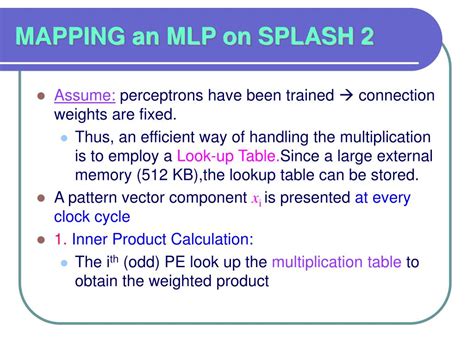 Ppt High Performance Multilayer Perceptron On A Custom Computing