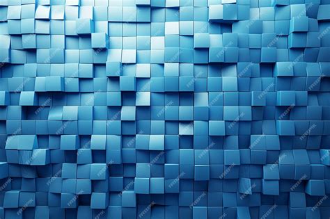 Premium Photo Abstract Background Made Of Tetris Blocks In Blue Colors Ar C