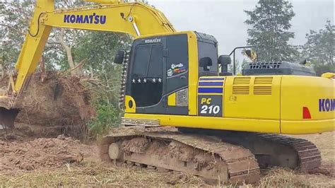 เอ็มซิโร่ พลังช้างสาร ล้มตันอีซึก ทีมงานแก้วสง่า จัดให้ Komatsu Pc210 10mo Excavator Youtube