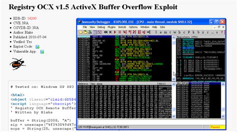 Registry Ocx 15 Activex Buffer Overflow Windows Remote Exploit