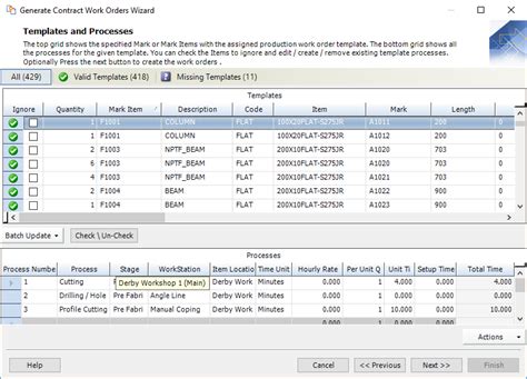 Create A Work Order Using The Generate Contract Work Orders Wizard