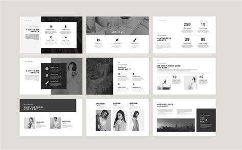 styling minimal powerpoint template