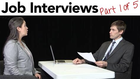 Preparing For A Job Interview 1 Of 5 Rachels English