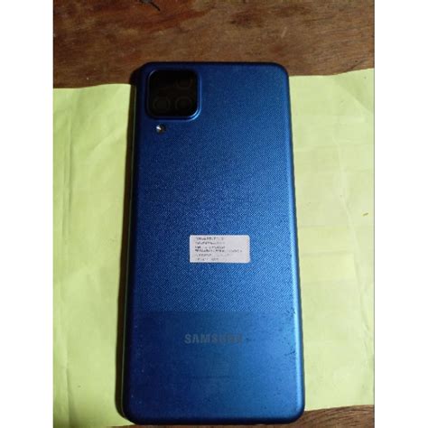 Jual Backdoor Samsung A12 Plus Sidik Jari Warna Blue Shopee Indonesia