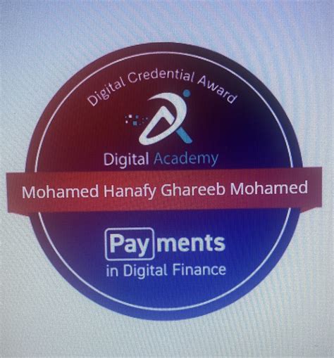 Mohamed Hanafy On Linkedin Finally Passed Cfte Payments In Digital