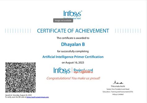 dhayalan b on linkedin beyond thrilled to share that i ve received a certificate of achievement…