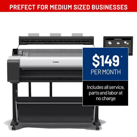 Canon ImagePROGRAF TM 350 MFP T36 36 Wide Format Printer Canon Copiers Printers Rentals