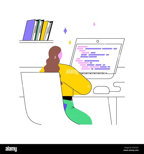 Software Testing Course Isolated Cartoon Vector Illustrations Young