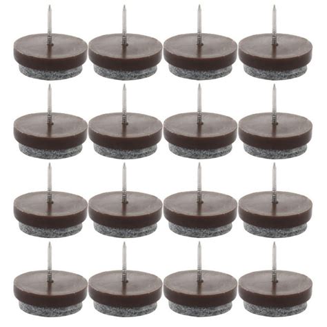 Unique Bargains Home Table Chair Feet Leg Floor Protector Anti Sliding Felt Pad Nails Pack Of 16