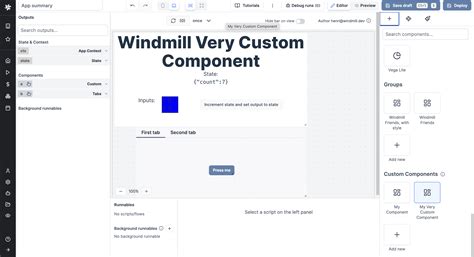 import custom react components windmill