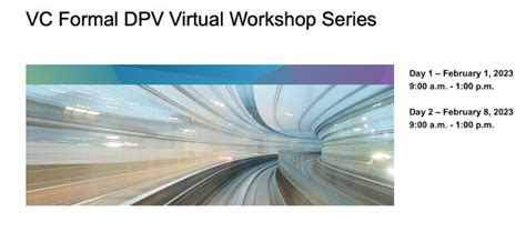 Synopsys Vc Formal Dpv Virtual Workshop Series Marketing Eda