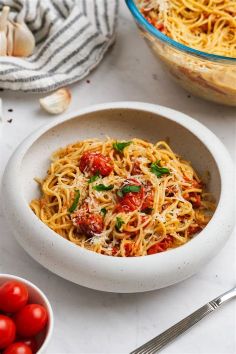 Roasted Tomato Pesto Pasta Reluctant Entertainer