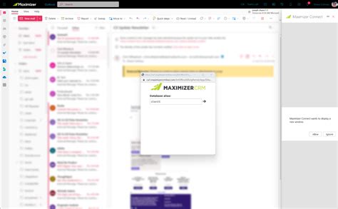 Microsoft Outlook Integration Getting Started Guide Maximizer Crm App For Outlook Maximizer