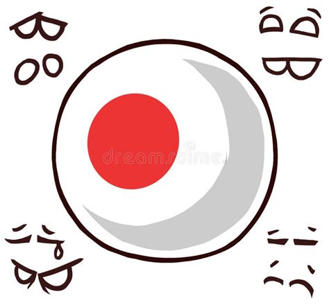 Japan Country Ball Stock Vector Illustration Of Normal 131648456