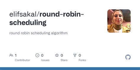 Github Elifsakalround Robin Scheduling Round Robin Scheduling Algorithm