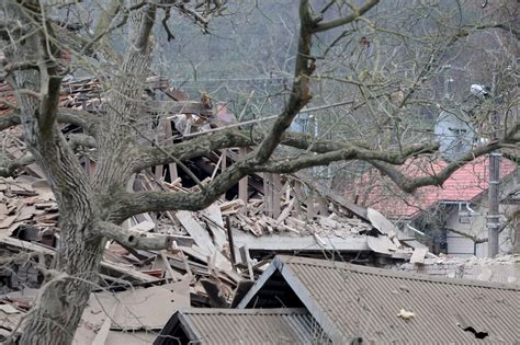 Photos Residential Building In Miskolc Hungary Collapses After Gas