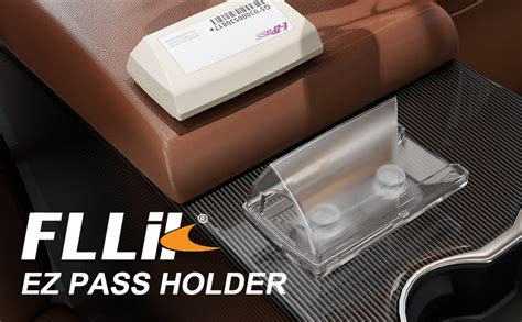 Fllik Ez Pass Holder For Windshield Ezpass Holder With Strong Suction Cups Toll