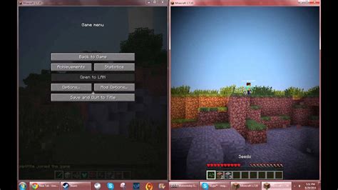 How To Play Minecraft Pc Splitscreen Tutorial 1 Mc 18 Youtube