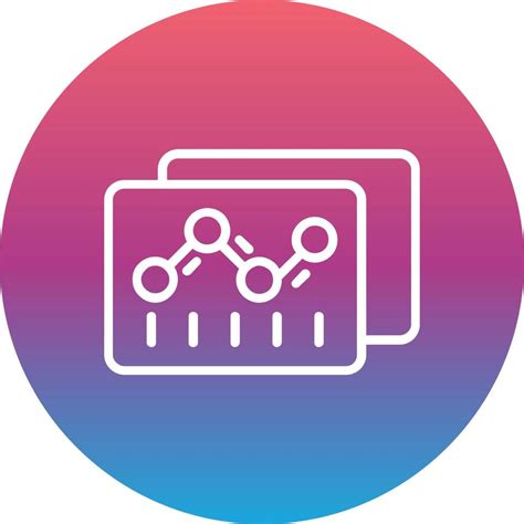 Line Chart Vector Icon 15797533 Vector Art At Vecteezy