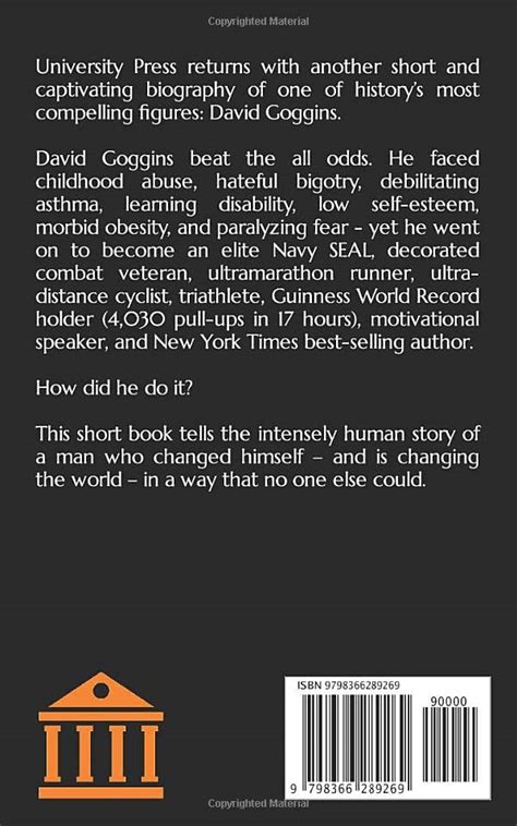 Buy David Goggins Book: The Biography of David Goggins Online at ...