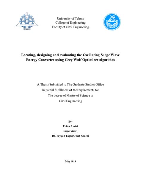 Pdf Locating Designing And Evaluating The Oscillating Surge Wave Energy Converter Using Grey