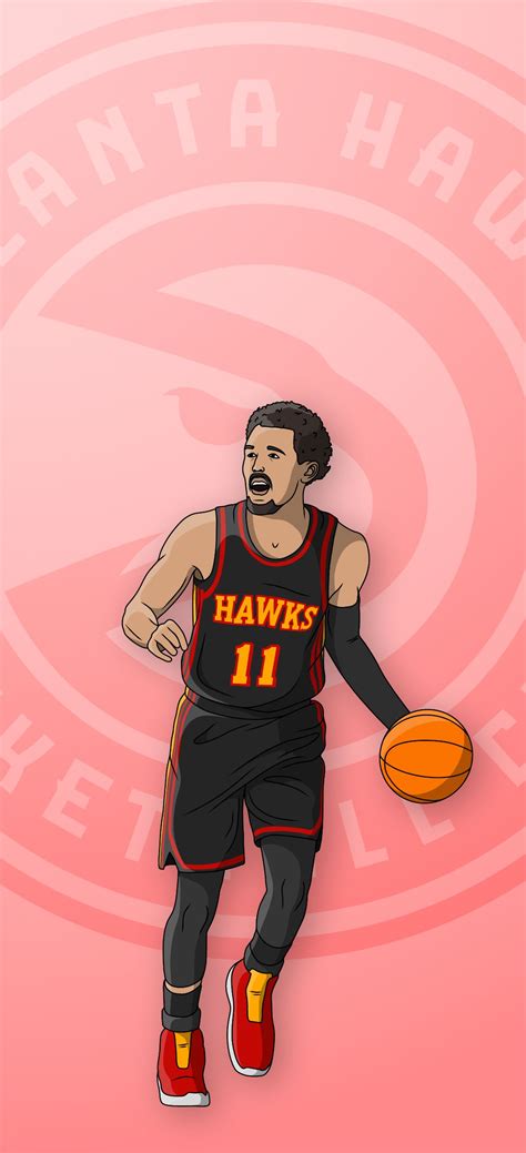 Trae Young Atlanta Hawks Basketball By Sportsign In 2025 Atlanta