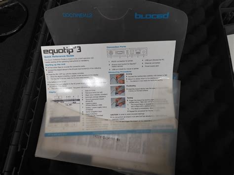 Proceq Equotip 3 Hardness Tester Kit 4 Probes Calibrated Cert PJ33 Bullseye Calibration