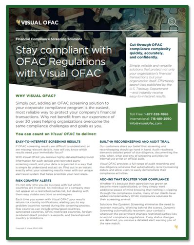 Ofac Policy Template