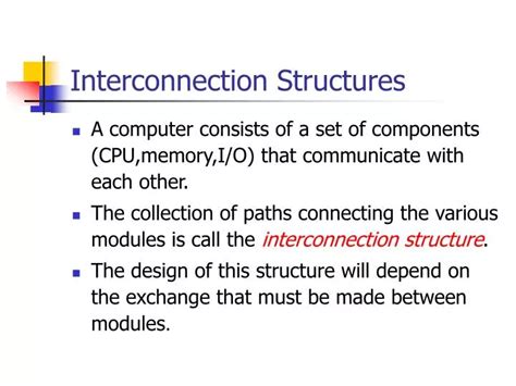 Ppt Interconnection Structures Powerpoint Presentation Free Download Id6880735