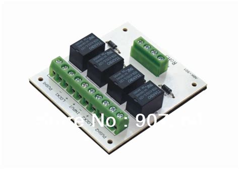 Two Door Interlocking System Relay Control Module In Access Control