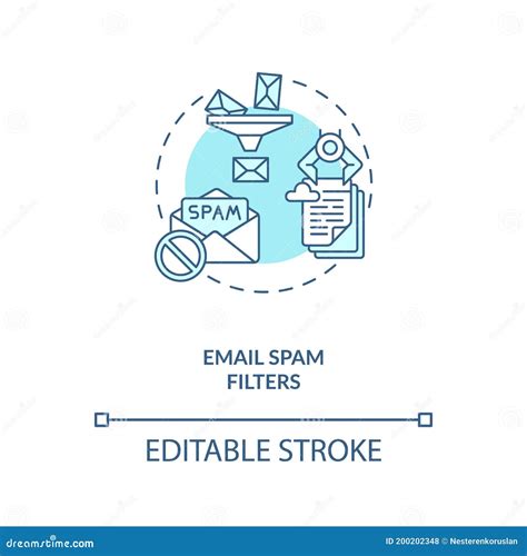 Email Filtering Royalty Free Illustration 90015864