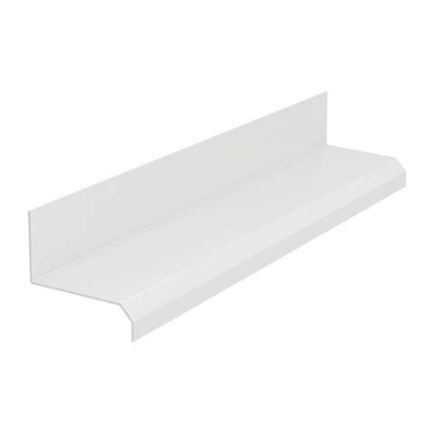 Fibre Cement Cladding Aluminium Drip Profile 3mtr White