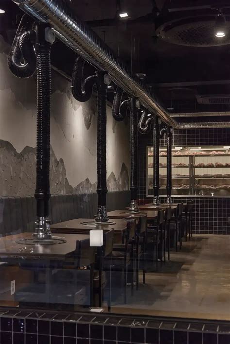 동양적인 분위기를 살린 고급스러운 30평 돼지고기집 인테리어 광진구 중곡동