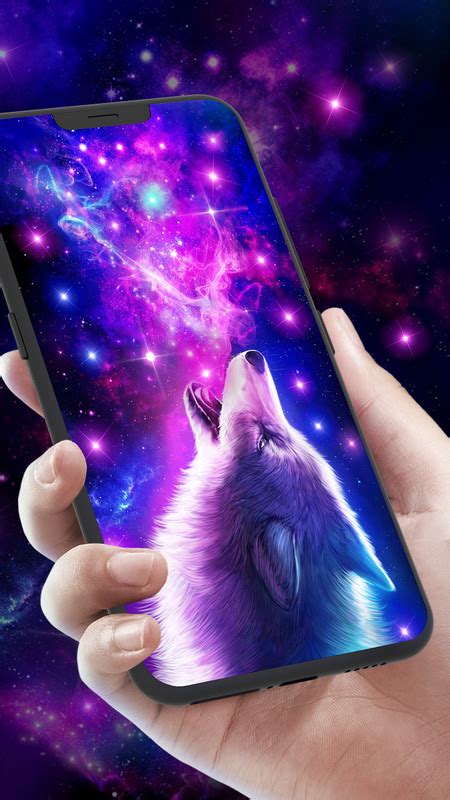 Galaxy Wolf Wallpaper Phone