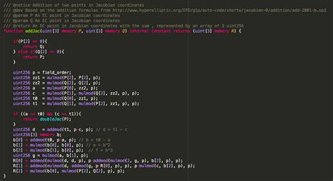 Numerology Fast Ecc Arithmetic On Chain By David Nuñez Nucypher