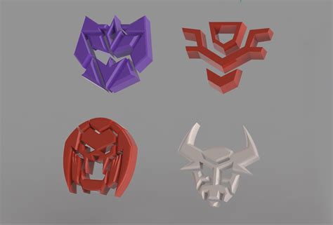 Archivo Stl Transformers Insignia Paquete De 20 🤖 ・design Para Impresora 3d Para Descargar・cults