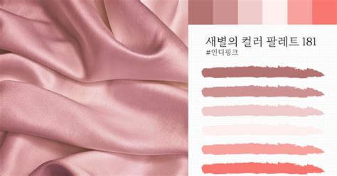[powerpoint Color Palette Free Download] 새별의 컬러 팔레트 181 인디핑크 Saebyeols