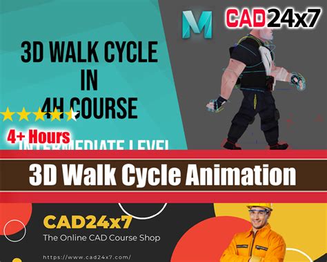 3d Walk Cycle Animation Using Autodesk Maya Easy Learning Dvds