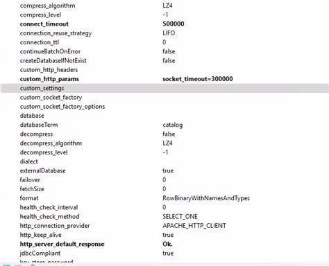 clickhouse jdbc how to increase session timetout times while useing