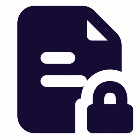 File Lock Solid Encyrpted Safe Signed Icon Download On Iconfinder