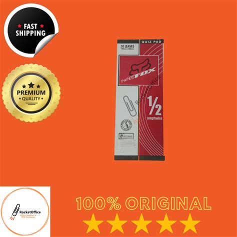 12 Lengthwise Quiz Booklet 50 Sheets Per Pad Lazada Ph