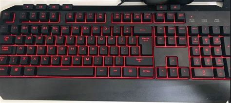 Asus Wired Keyboard Backlit Kb V2 Computers Tech Parts Accessories Computer Keyboard On