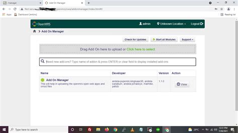 Modules Not Working Openmrs Reference App 211 Development Openmrs Talk