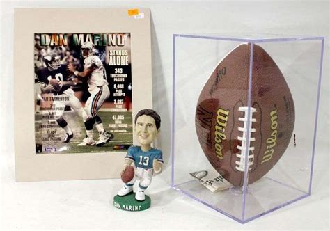Dan Marino Memorabilia Breaking The Nfls All Time Touchdown Pass Record Commemorative Poster