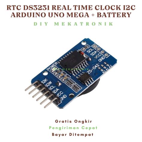Promo Rtc Ds3231 Ic At24c32 Baterai Real Time Clock Module For