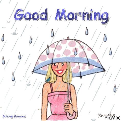 Animated Good Morning Its Raining